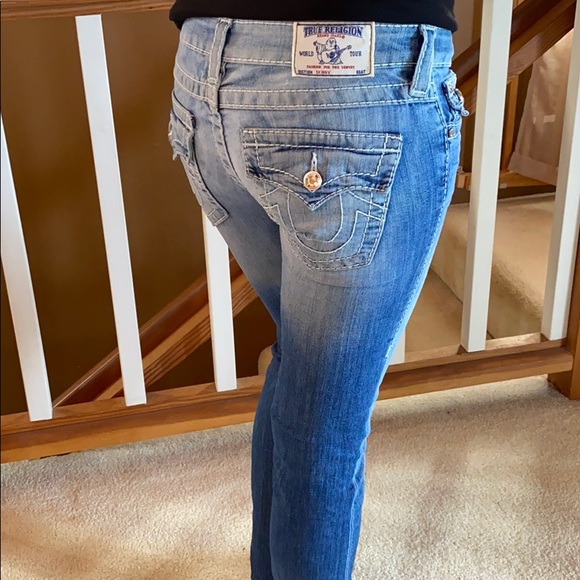 True Religion | Jeans | True Religion Skinny Mid Rise Flap Pocket Jeans ...